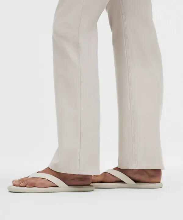 Lululemon Easy Five Mid-rise Relaxed-straight Pant - Downtown Tan