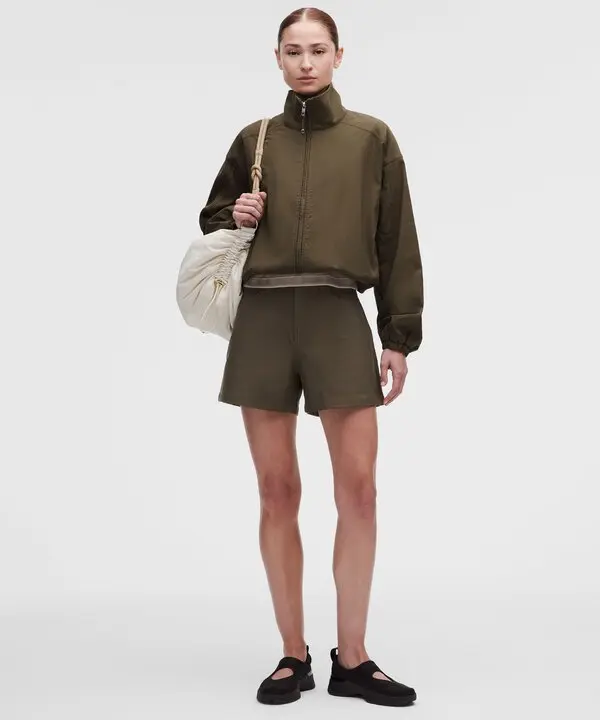 Lululemon Easyfive Mid-rise Short 4.5 - Olive Brown