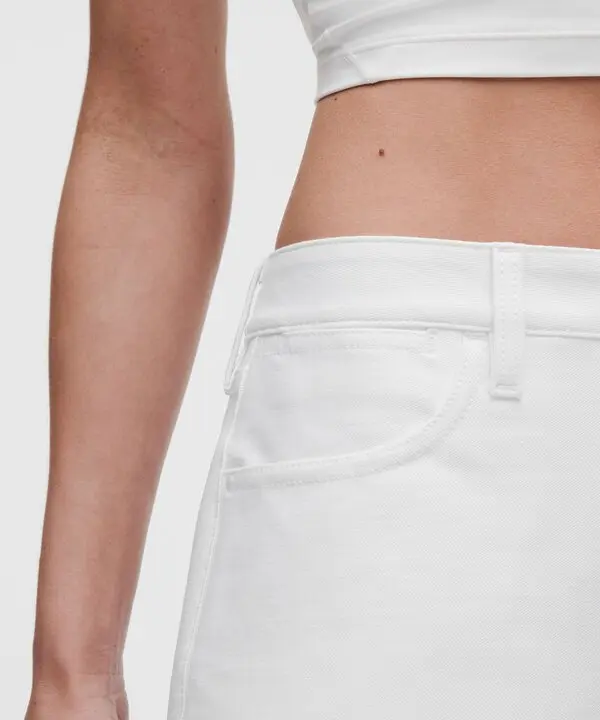 Lululemon Easyfive Mid-rise Short 4.5 - White