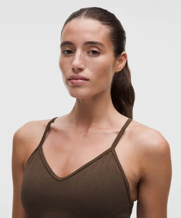 Lululemon Ebb To Street Bra - Walnut Crunch