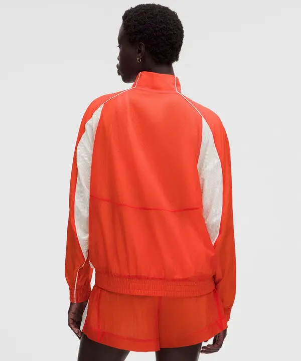 Lululemon License To Train Textured Nylon Track Jacket