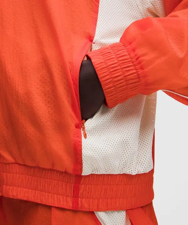 Lululemon License To Train Textured Nylon Track Jacket