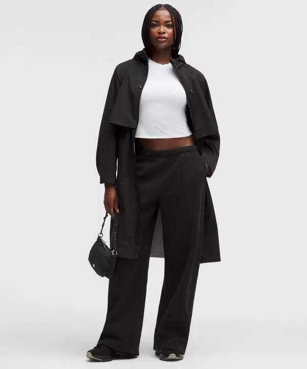 Lululemon Lightweight Cinch-waist Rain Coat - Black