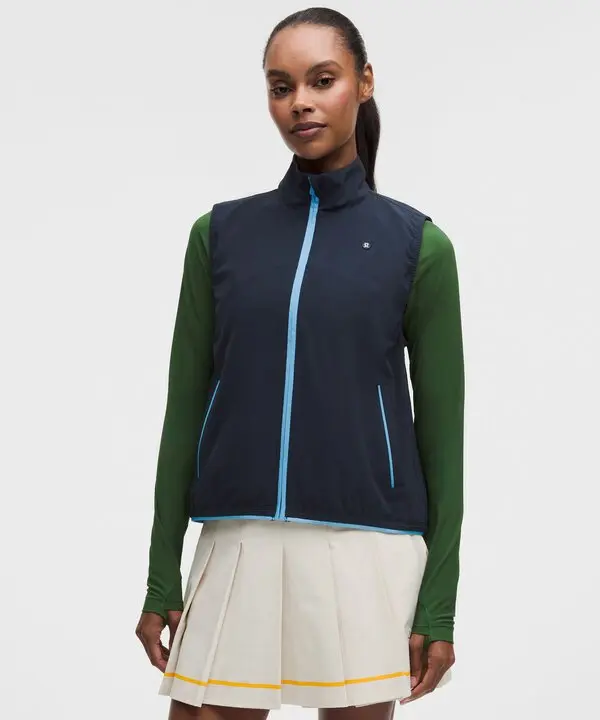 Lululemon Lightweight High-neck Golf Vest - True Navy/ocean Wave