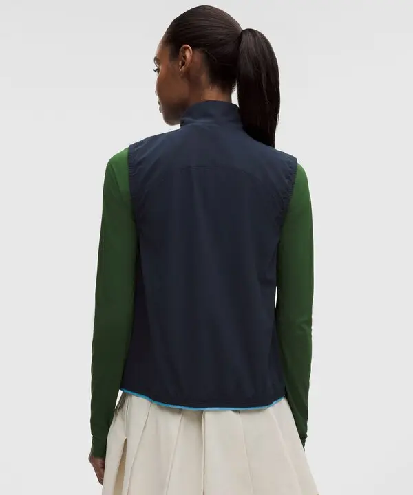 Lululemon Lightweight High-neck Golf Vest - True Navy/ocean Wave