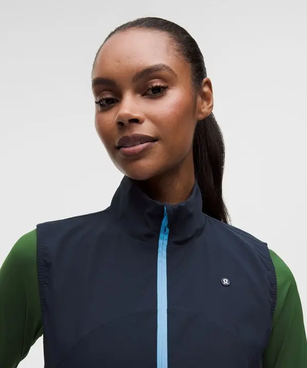 Lululemon Lightweight High-neck Golf Vest - True Navy/ocean Wave