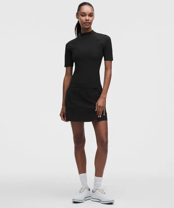 Lululemon Lightweight Mockneck Short-sleeve Shirt - Black