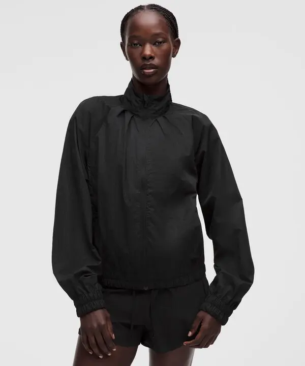 Lululemon Lightweight Pleated Track Jacket