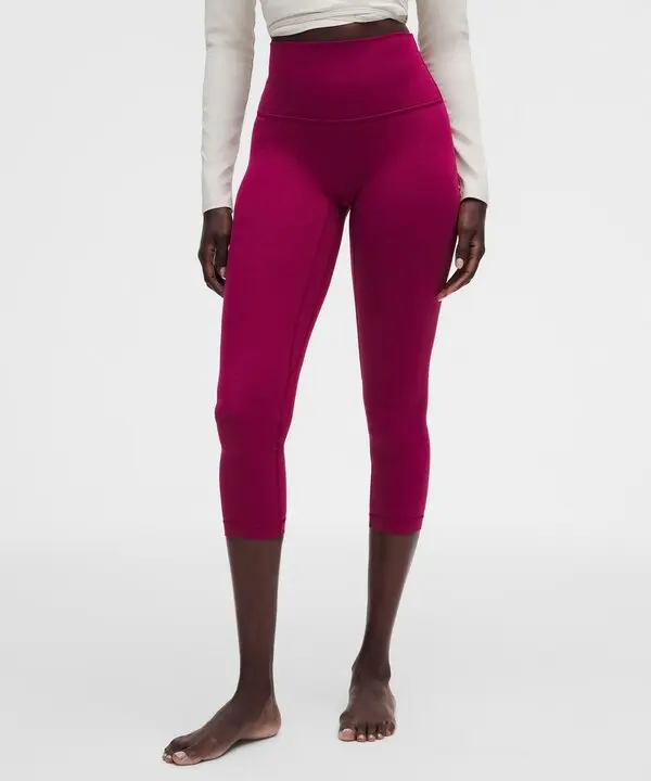 Lululemon Align No Line™ High-rise Crop 23 - Raspberry Rave