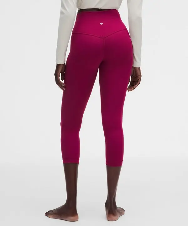 Lululemon Align No Line™ High-rise Crop 23 - Raspberry Rave