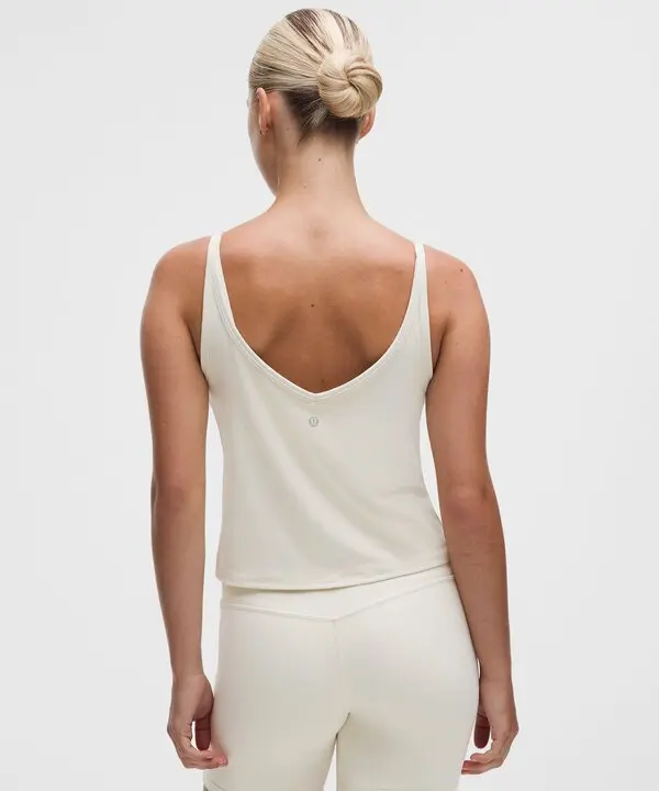 Lululemon Focuser 2-in-1 Tank Top - Light Ivory