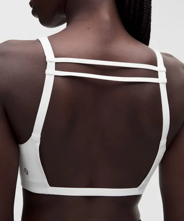 Lululemon Lightlift Open-back Bra - White