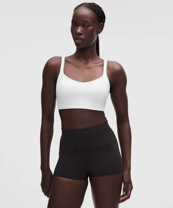Lululemon Lightlift Open-back Bra - White