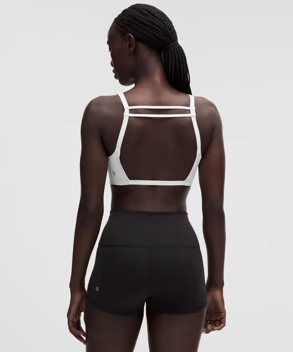 Lululemon Lightlift Open-back Bra - White