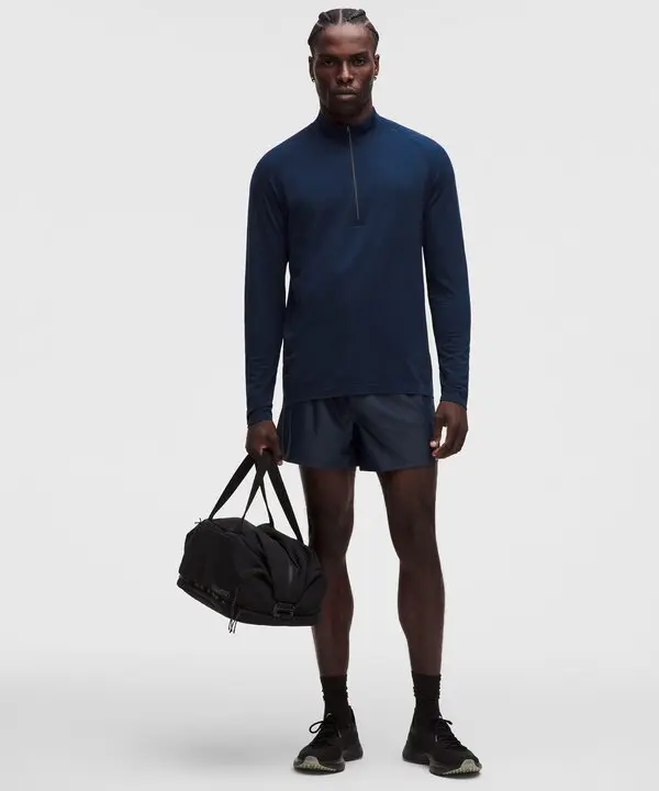 Lululemon Mesh Gym Linerless Short 4 - True Navy