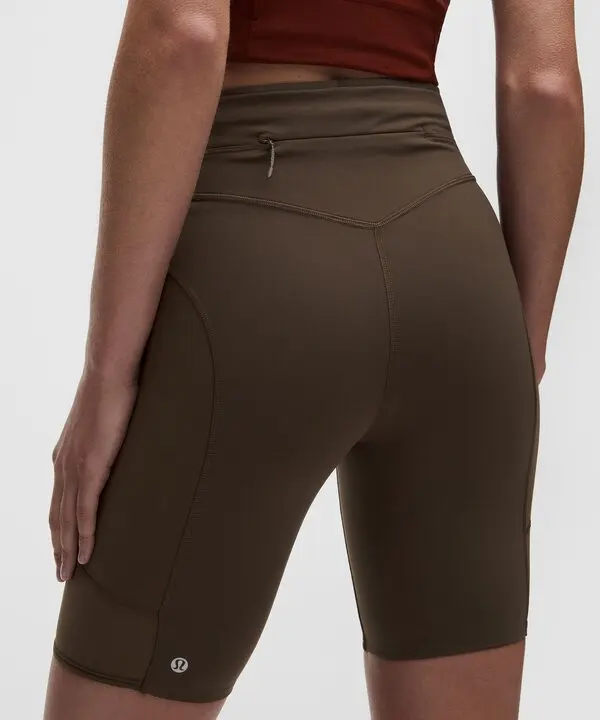 Lululemon No Line High-rise Running Shorts - Walnut Crunch