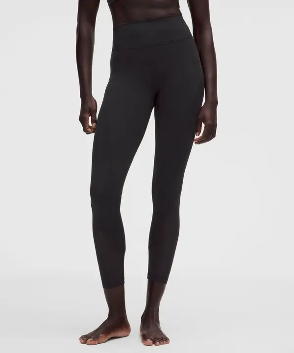 Lululemon Nulu And Mesh No-line High-rise Studio Tight 25 - Black