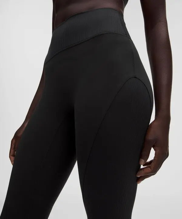 Lululemon Nulu And Mesh No-line High-rise Studio Tight 25 - Black