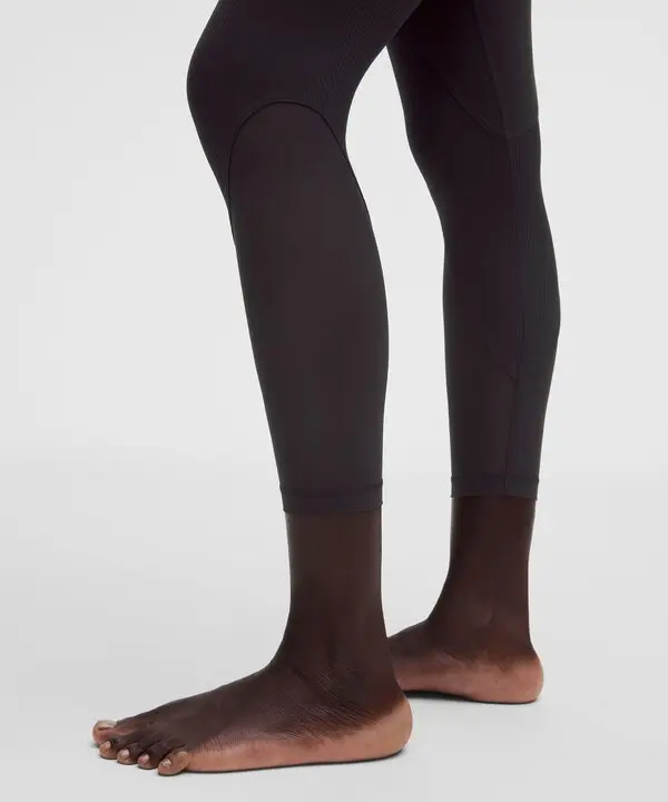 Lululemon Nulu And Mesh No-line High-rise Studio Tight 25 - Black