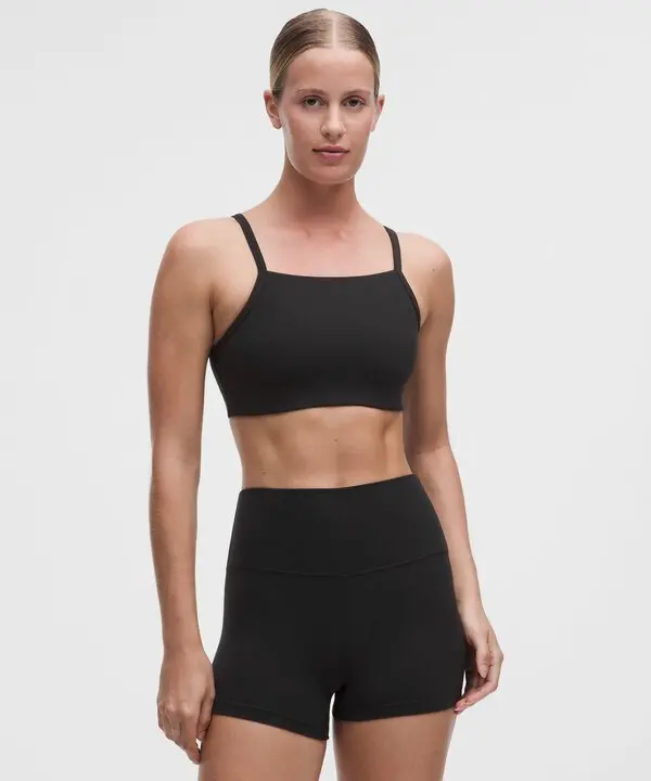 Lululemon Nulu Straight-neck Bra - Black