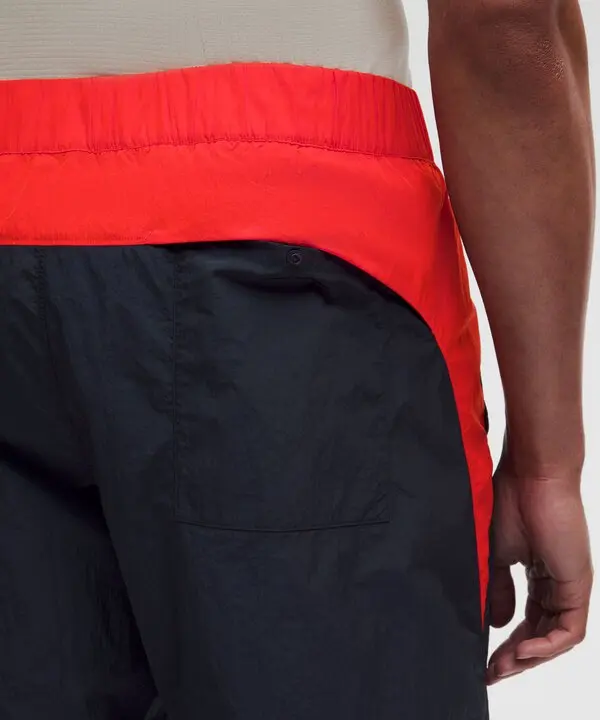 Lululemon Nylon Relaxed Track Pant - True Navy/cherry Ember