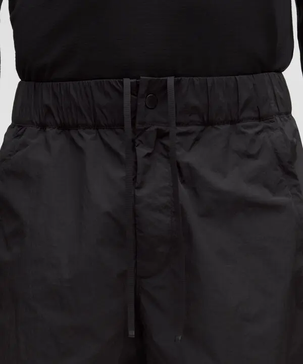 Lululemon Nylon Relaxed Track Short 9 - Black/graphite Grey