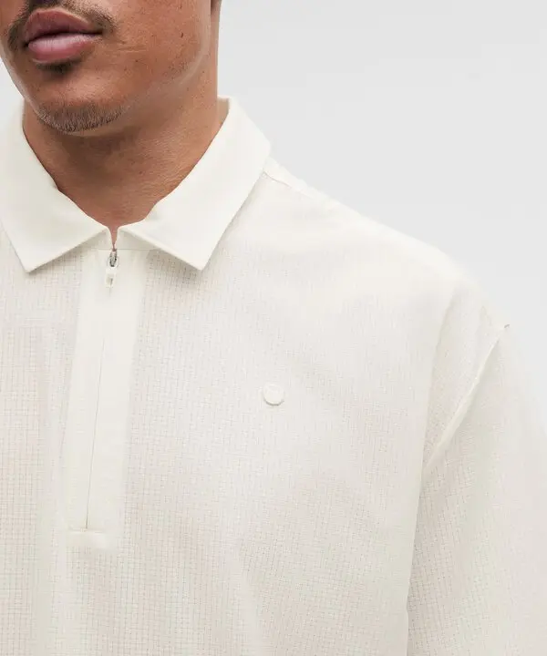 Lululemon Oversized Golf Polo Shirt - Coconut Ivory