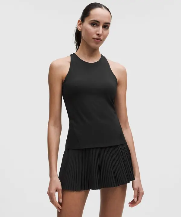 Lululemon Racerback High-neck Tennis Tank Top - Black