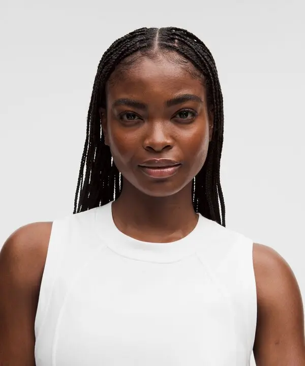 Lululemon Scuba Cotton Jersey Tank Top - White
