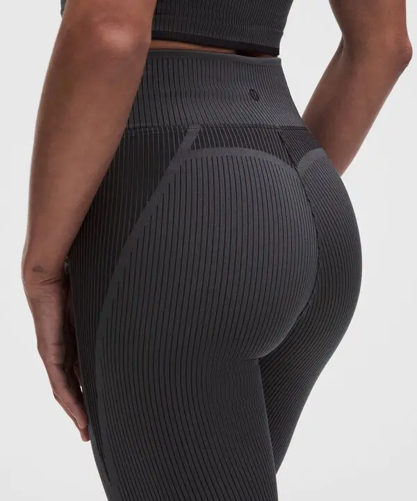 Lululemon Salutations High-rise Yoga Tight 25 - Black/onyx Grey