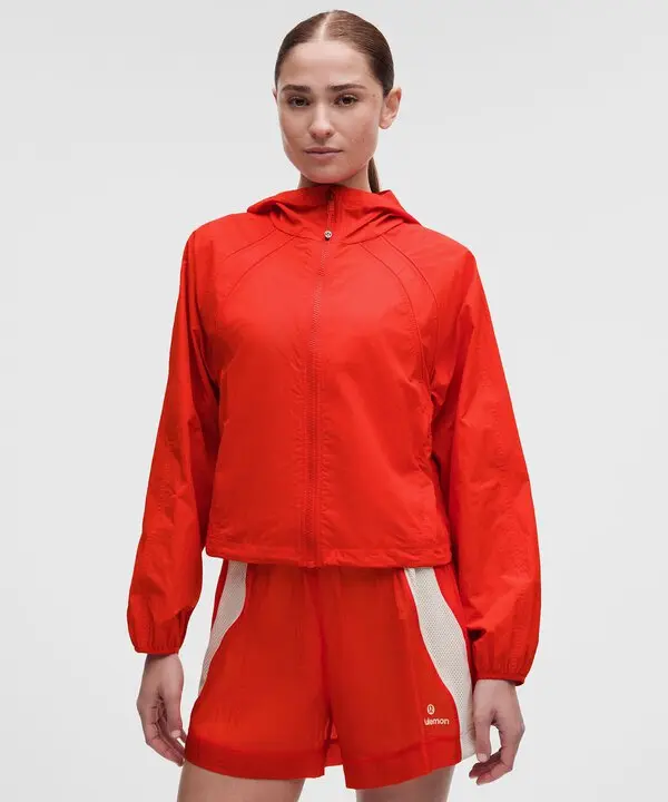 Lululemon Scuba Windbreaker - Cherry Ember