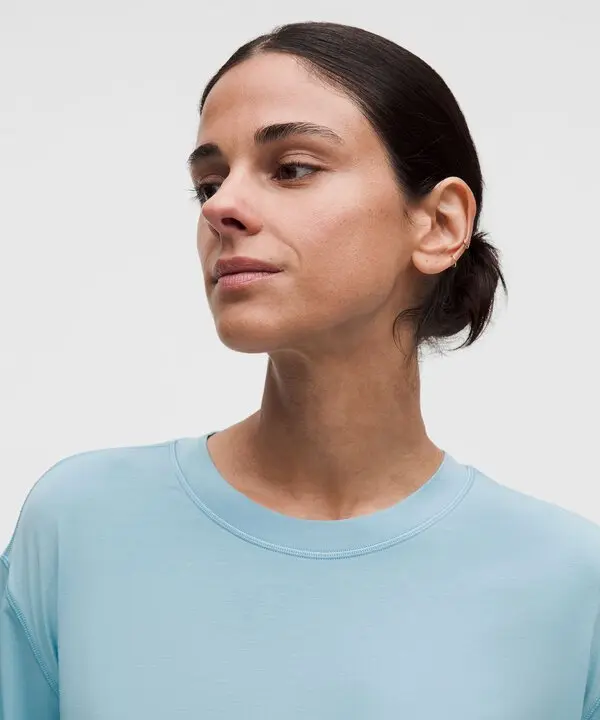 Lululemon Silkyappeal Tie-back Short-sleeve Shirt - Seafoam