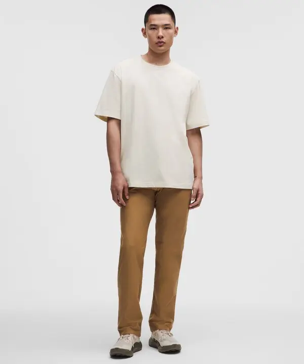 Lululemon Slacker Classic-straight Trouser 34l - Camel Brown