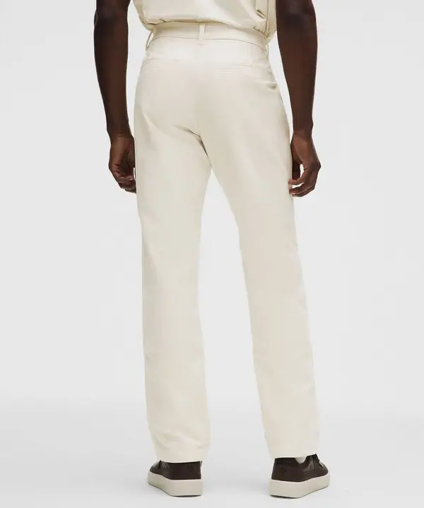 Lululemon Slacker Classic-straight Trouser 34l - Light Ivory