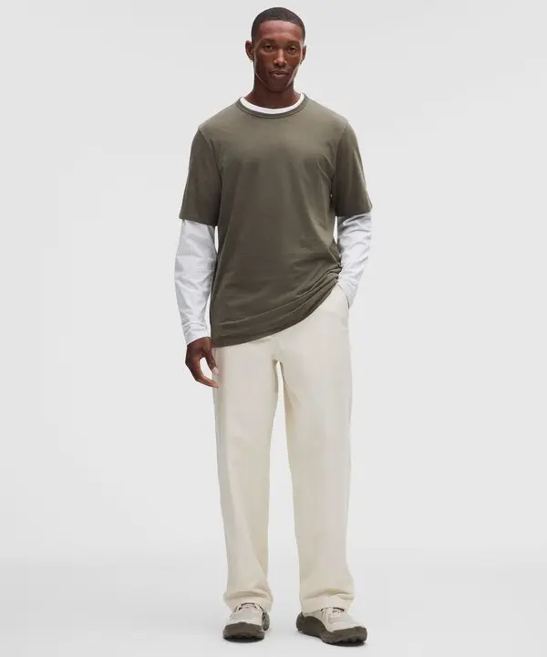 Lululemon Slacker Loose-straight Trouser 32l - Light Ivory