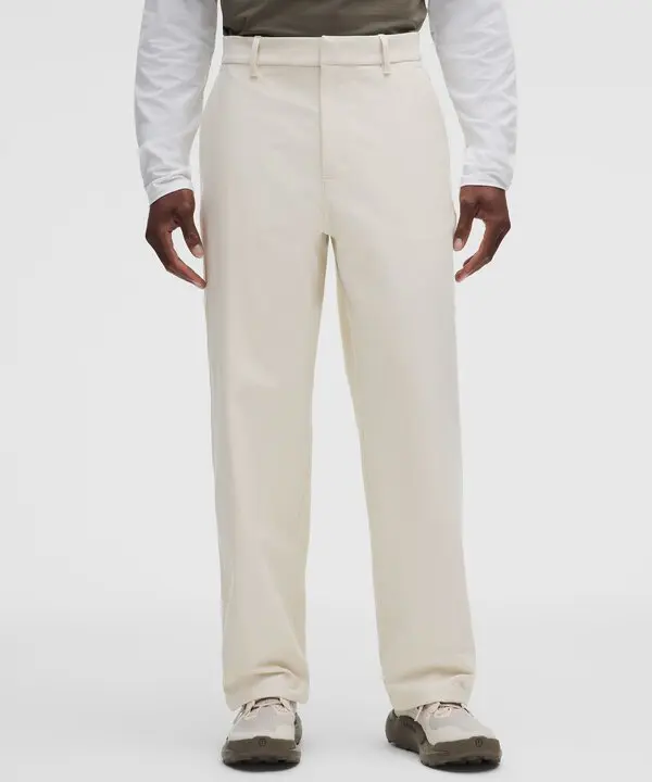 Lululemon Slacker Loose-straight Trouser 32l - Light Ivory