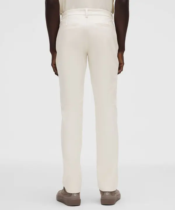 Lululemon Slacker Slim-straight Trouser 34l - Light Ivory