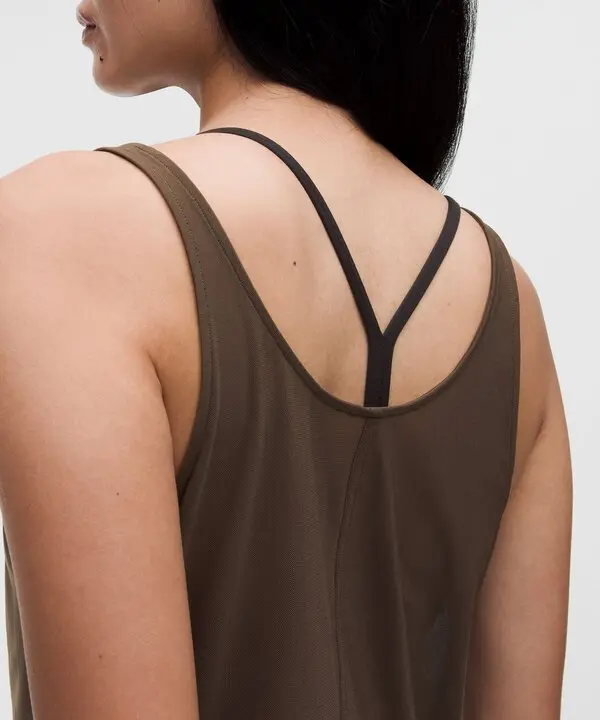 Lululemon Stretch Mesh Relaxed-fit Tank Top - Walnut Crunch