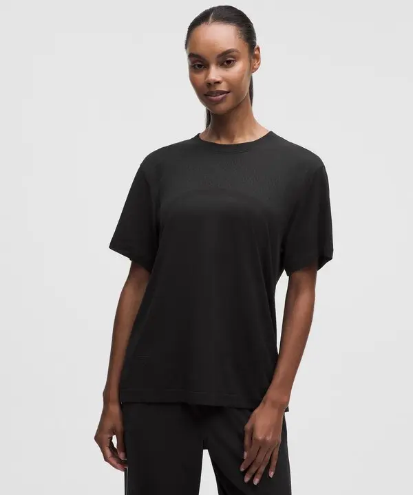 Lululemon Swiftly Relaxed Short-sleeve Shirt - Black