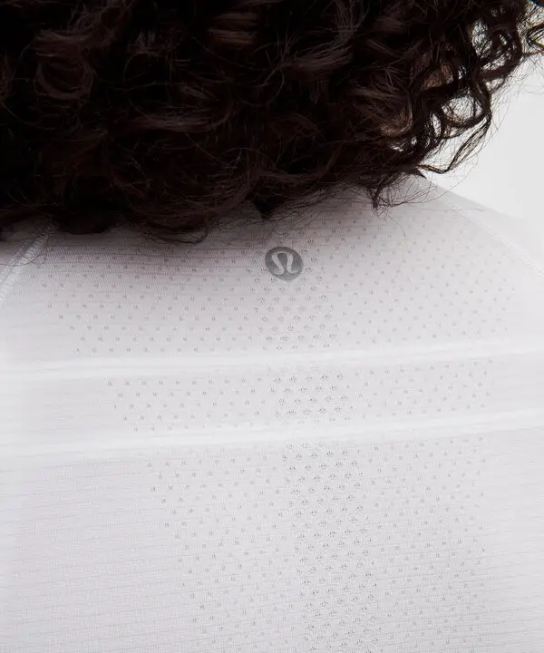 Lululemon Swiftly Tech Short-sleeve Shirt 2.0 - White/ocean Wave/true Navy