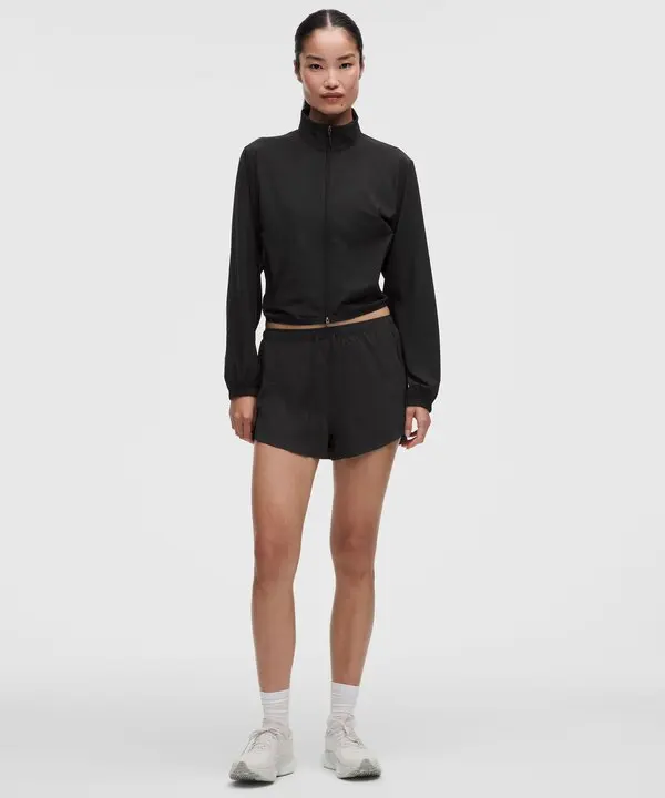 Lululemon Textured Mesh High-rise Running Short 2.5 - Black
