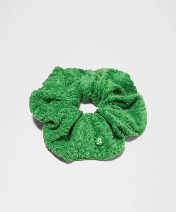 Lululemon Terry Jacquard Oversized Scrunchie - Chameleon