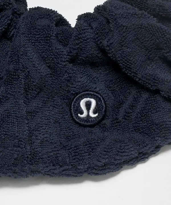 Lululemon Terry Jacquard Oversized Scrunchie - True Navy