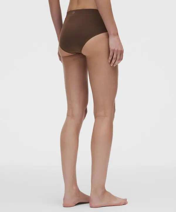 Lululemon Underease High-rise Bikini Underwear 3 Pack - Java/dusty Clay/misty Shell