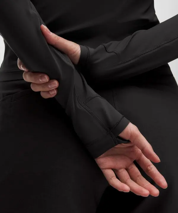 Lululemon Uv-protective Mock Neck Long-sleeve Shirt