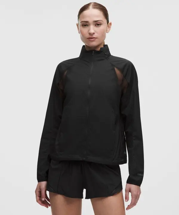 Lululemon Ventilated Packable Running Jacket - Black