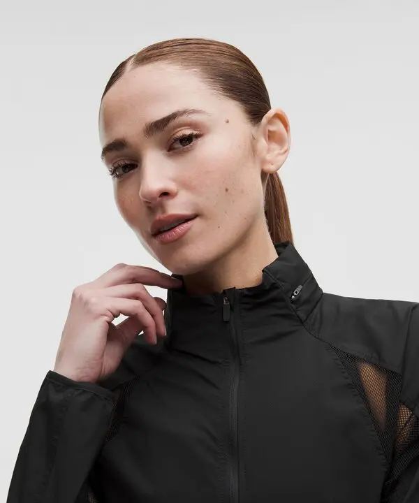 Lululemon Ventilated Packable Running Jacket - Black