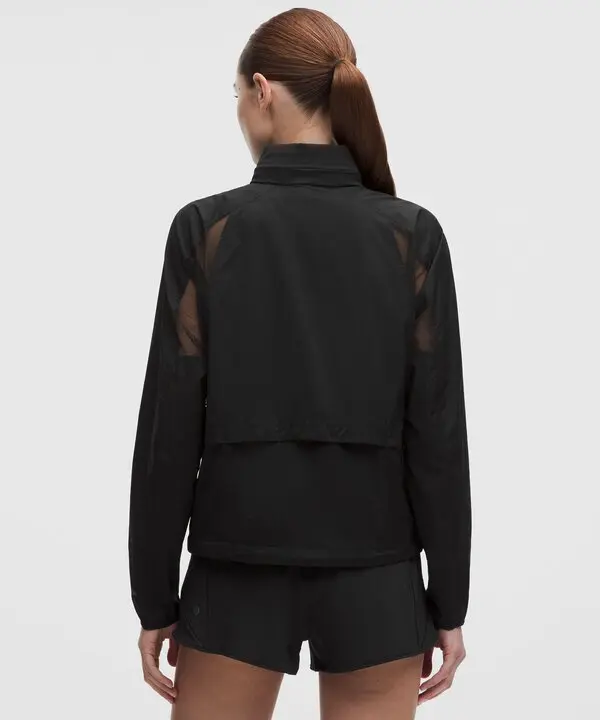 Lululemon Ventilated Packable Running Jacket - Black