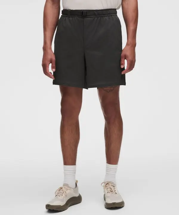 Lululemon Uv-protective Relaxed Hike Short 6 - Graphite Grey