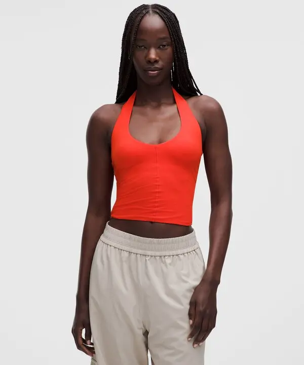 Lululemon Wundermost Ultra-soft Nulu Halter Tank Top